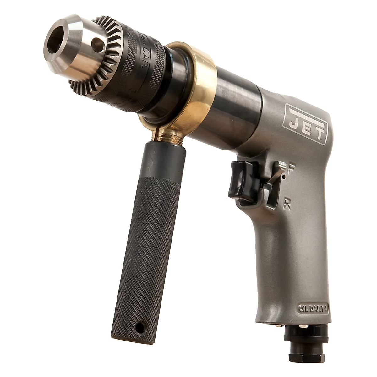 JET 1/2-Inch Pneumatic Reversible Drill, 800 RPM (JAT-601)