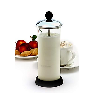 Norpro Glass Froth Master, 2 cups, Black