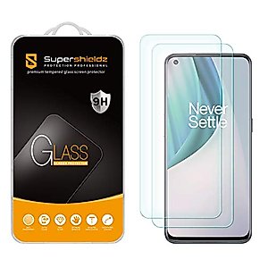 Supershieldz (2 Pack) Designed for OnePlus Nord N10 5G Tempered Glass Screen Protector, Anti Scratch, Bubble Free