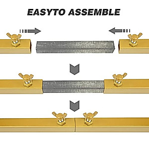 Metal Wedding Arches for Ceremony,Square Balloon Arch Frame Stand,6.6x6.6FT Wedding Arch for Birthday Garden Weddin Metal Arch Backdrop Stand (Gold)