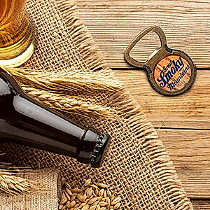 Pine Ridge Great Smoky Mountain Magnetic Bottle Opener, Refrigerator Wall Mounted Beer Opener, Gift for Nature and Outdoor Lovers, Family And Friends