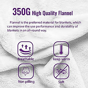 SUPER PANDA Birthday Gifts for Women - Flannel Sofa Throw Blankets 50 x 60 Inch Gifts for Women Birthday Unique Happy Birthday Decorations for Women