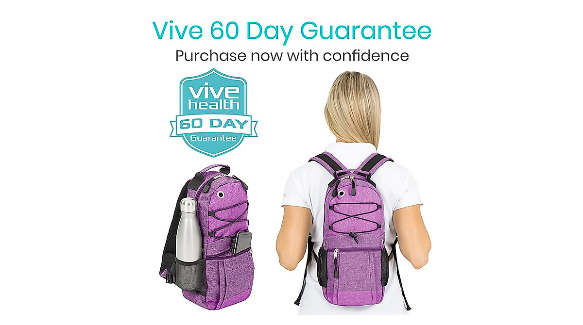 Vive Oxygen Tank Holder Bag - Portable & Adjustable