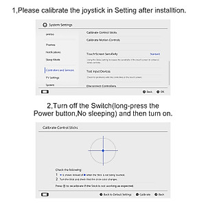 AKNES Gulikit Switch Joycon Replacement-No Drifting, Higher Sensitivity Hall Effect Joystick Replacement Parts for Switch/Switch OLED/Switch Lite, Repair Tool Kit, Left/Right thumbstick Cap(2 Pair)