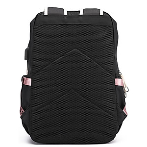 UMocan Bookbag with USB Charger Port Casual Laptop Bag Anime Graphic Travel Daypack