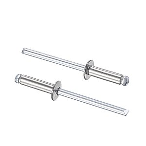 uxcell Blind Rivets 304 Stainless Steel 4mm Diameter 13mm Grip Length Silver 50pcs