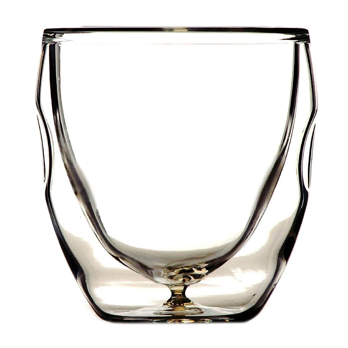 Ozeri Moderna Artisan Series Double Wall Beverage and Espresso Shot Glasses, 2-Ounce, Set of 4