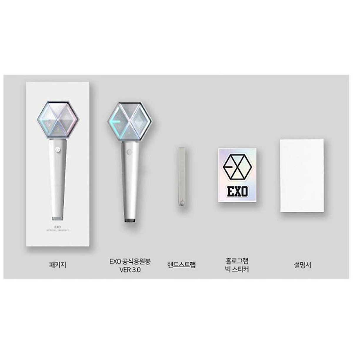 通用 EXO Official Lightstick Ver.3 Eri Bong Fanlight Kpop Concert