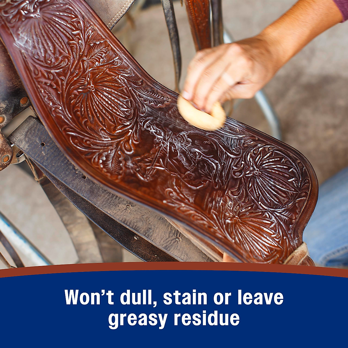 Farnam Leather New Easy-Polishing Glycerine Saddle Soap and Leather Saddle Cleaner, Protects and Preserves Leather, Cleans, Conditions and Polishes, 32 Oz.