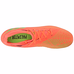 adidas Unisex Edge.4 Predator Flexible Ground Soccer Shoe, Solar Red/Solar Green/Black (Sock), 10 US Men