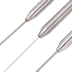 OUKENS Fishing Reels and Fishing Maintenance Tools Fishing Baiting Rig, Fishing Bait Needle Set 3 in 1 Combo Set Aluminium Alloy Carp Fish Drill Tackle