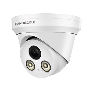 UltraHD 8MP Full Color POE IP Camera Compatible for Hikvision, Human&Vehicle Detection, 24/7 Full Time Color Night Vision,2.8mm Fixed Lens,Built-in Microphone,WDR,IP67 Outdoor