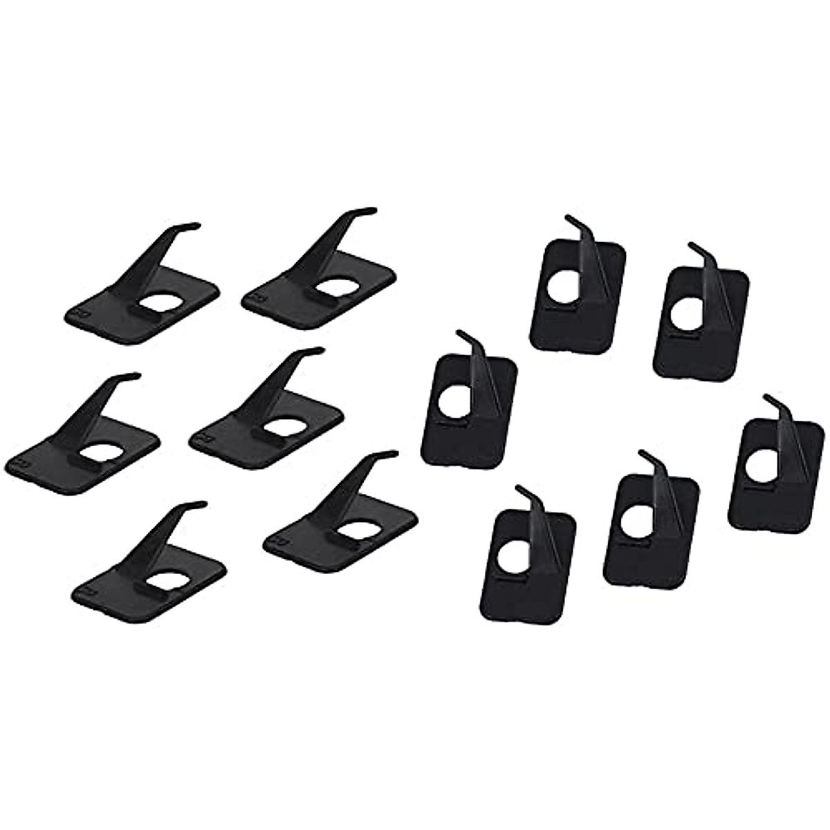 10pcs Black Plastic Arrow Rest Archery RH Recurve Bow Arrow Rest Hunting Shooting Targeting Accessory Right Hand