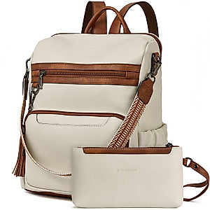 BOSTANTEN Crossbody Bags for Women Small Purses Womens Backpack Purse Leather Travel Backpack