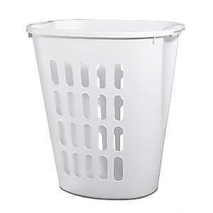 Sterilite 12568006 Open Laundry Hamper, White, 6-Pack