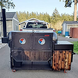 2 Pack BBQ Grill Temperature Gauge, 3 inch Dial Face Charcoal Barbecue Grill Smoker Thermometer Gauge