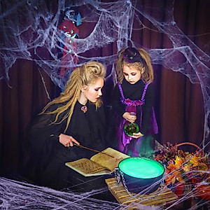 Aubeco 900 sqft Halloween Spider Webs with 30 Extra Fake Spiders, Outside Scary Decor, Super Stretchy Cobwebs Set for Halloween Decor Indoor and Outdoor Party Supplies