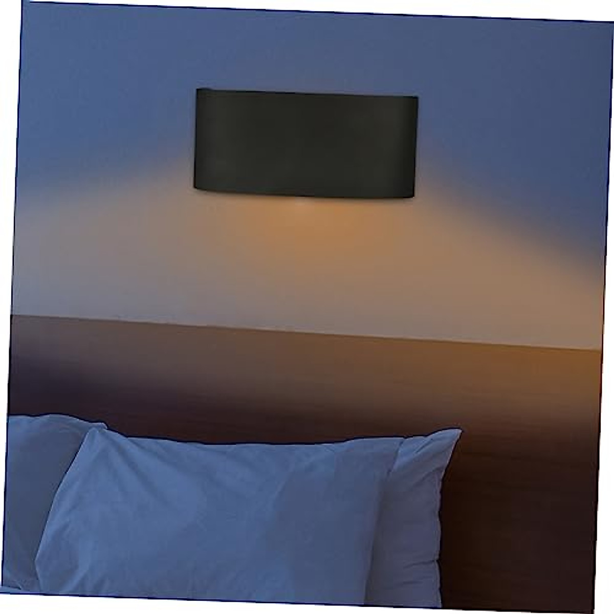 Housoutil 2pcs Curved Wall Light Outdoor Lights LED Wall Mount Light Fixture Indoor LED Light Fixture LED Light Fixtures Outdoor Sconce Lights Sconces Wall Lighting Black Aluminum Wall Lamp