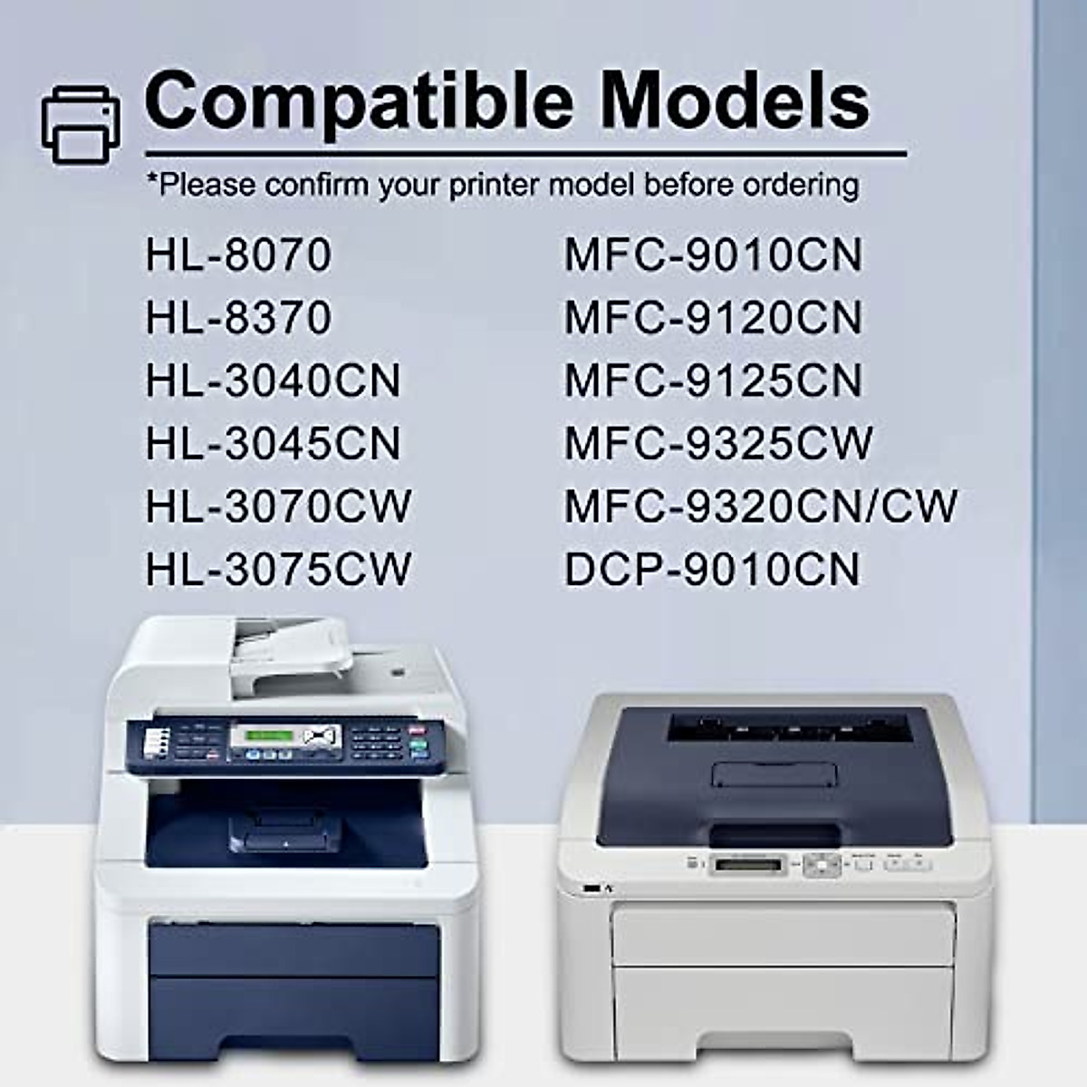 2 Pack Cyan Compatible TN210 TN-210 Toner Cartridge Replacement for Brother HL-8370 3045CN 3075CW DCP-9010CN MFC-9120CN 9320CN/CW 9325CW Series Printer - by TECHNETIUMINK