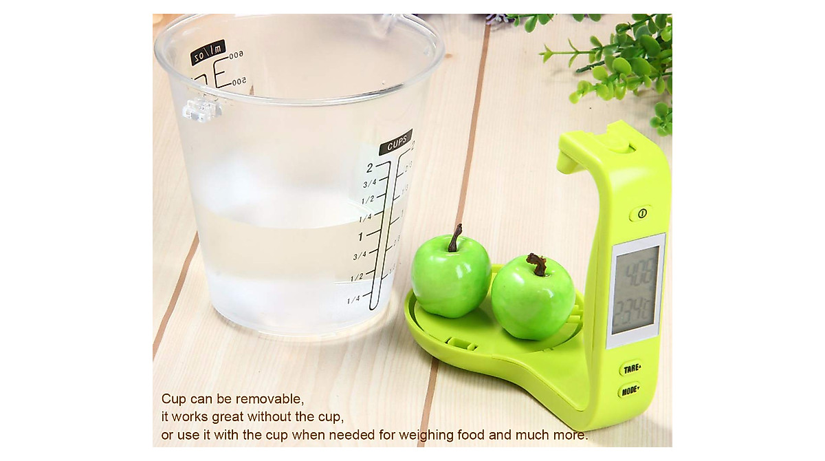 Digital Kitchen Scale: Accurate Measuring Cup - 1kg/600ml
