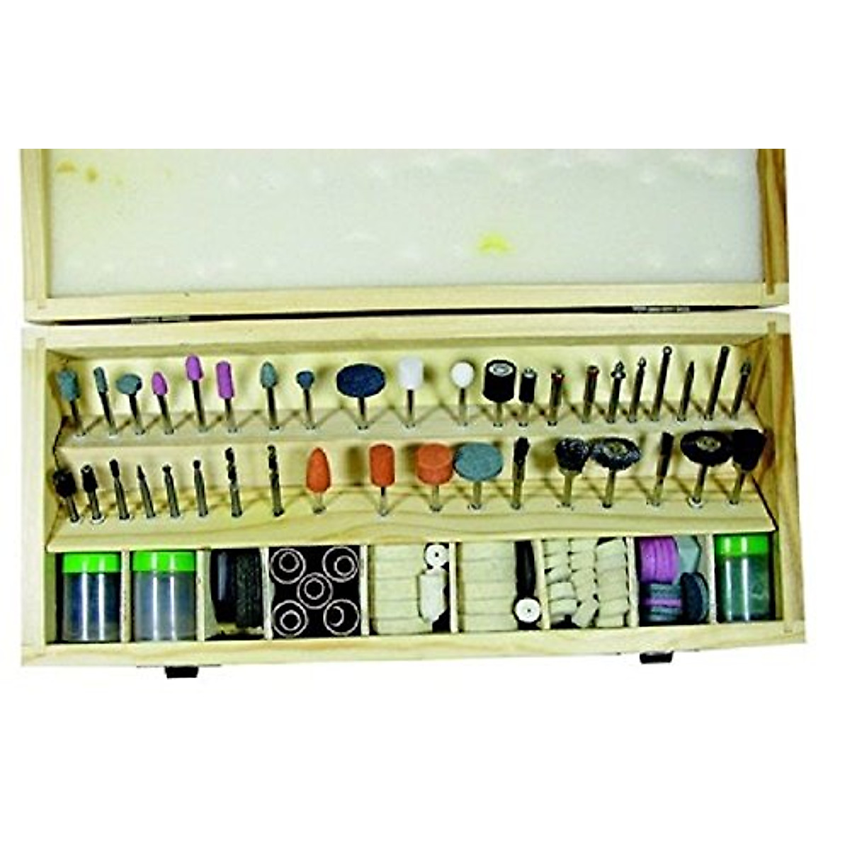 228pc Rotary Tool Accessory Bit Set W Case 1/8" Accessories For Dremel Grinding