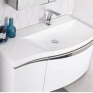 LMMDDP Flip Up Drain Stylish Swivel Style Stopper, Lavatory Vessel Sink Drains Size 36mm without Overflow Copper Finished (Size : Without Overflow)