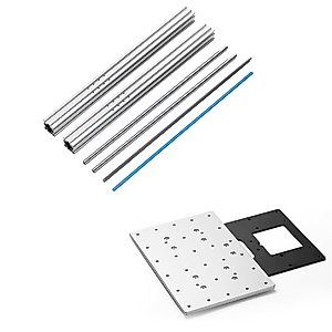 Genmitsu 3020 Y-Axis Extension Kit and Extension Aluminum Spoilboard, 3020 Upgrade to 3040, CNC Accessories for 3020-PRO MAX CNC Router Machine, XY Working Area 300 x 400mm