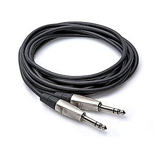 HOSA HSS-005 REAN 1/4" TRS to REAN 1/4" TRS Pro Balanced Interconnect, 5 Feet