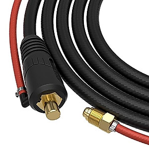 YESWELDER TIG Welding Torch WP-17V 13ft 150Amp Air Cooled Lift TIG Torch for YESWELDER MIG-205DS/MIG-250PRO Black Version MIG Welder/ARC-205DS Stick Welder