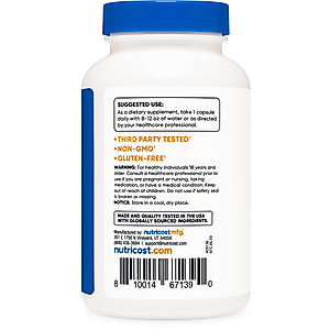 Nutricost Huperzine A Capsules 200mcg, 240 Capsules - Non-GMO, Vegetarian Friendly