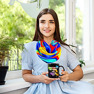 LittleBlueDeer Art Lover Gifts for Women,Artist Mugs for Coffee,Art Coffee Mugs for Women,Artistic Coffee Cups,Art Teacher Scarf,Artist Necklace for Girls