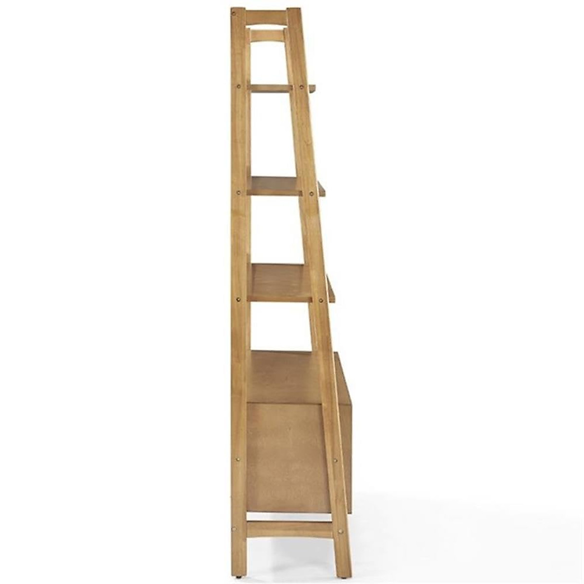 Crosley Furniture Landon Large Bookshelf Etagere, Bookcase Storage with Shelves and File Drawer, Acorn