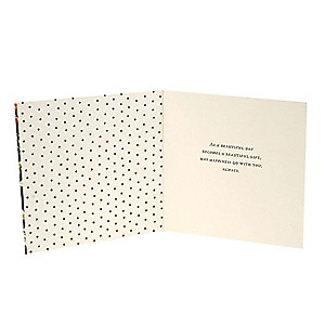 Hallmark Signature Wedding Card (May Happiness Go With You Always)