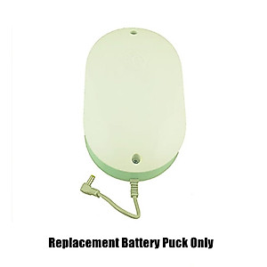 Replacement Part for Fisher-Price Cradle 'n Swing Baby Soother - Replacement Battery Puck for Battery Operated Swing Function ~ White and Light Green