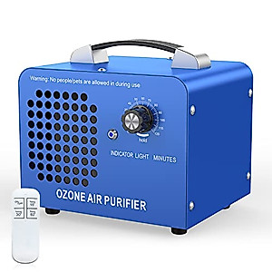 CAMECO Ozone Generator 10,000mg/h, Remote Control Portable O3 Ozone Machine, Commercial Small Ionizer for Home, Office, Basement, Garage, Cars, Pets, Smoke