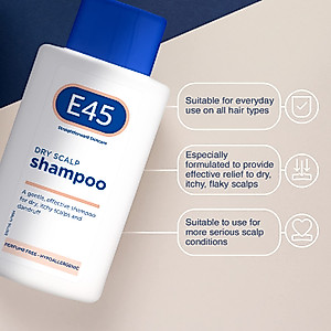 E45 200ml Dermatological Dry Scalp Shampoo