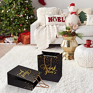 PAICUIKE 24 Pcs 8.3x3.15x5.9 Inch, 8 Colores Kraft Paper Gift Bag with Handles Bulk, Goodie Bags for Birthday Party Favor Bags & Rainbow Gift Bags & Gift Wrap Bags