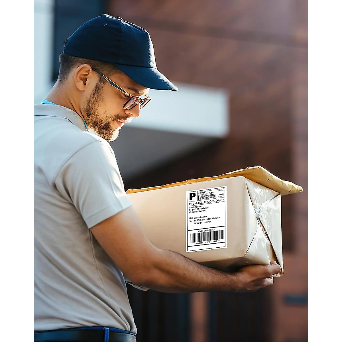 4"x6" Direct Thermal Shipping Label Compatible with Zebra, JADENS, iDPRT SP410, POLONO Perforated Postage Label Paper for MUNBYN, Rollo, Jiose, Permanent Adhesive, Commercial Grade, 200 Labels/Roll