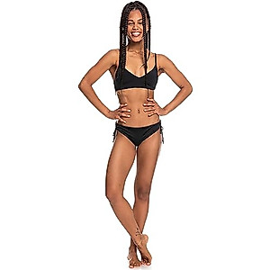 Roxy womens Classics Solid Beach Classics Hipster Bottom, Anthracite 22, Small US