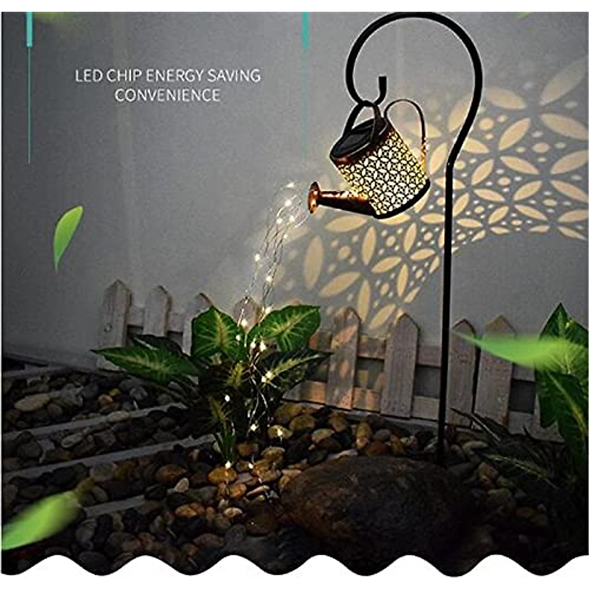 NAXIAOTIAO Star Shower Garden Lights Art Light Firefly Bunch Lights Waterproof Waterfall String Lights, Outdoor Garden Fairy Light Decor for Home Path Patio