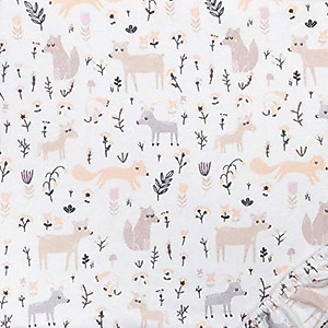 Trend Lab Mystical Forest Flannel Fitted Crib Sheet (103767)