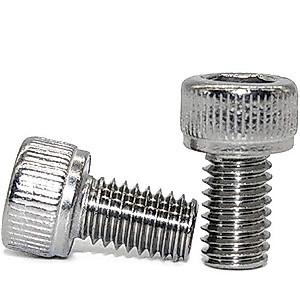 FullerKreg M5x8mm Stainless Steel Socket Head Cap Screws, Bright Finish(50 pcs)