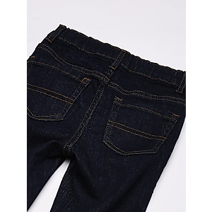 The Children's Place Baby Boys and Toddler Boys Stretch Skinny Jeans, Dark Rinse Wash, 3T