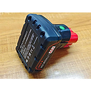 HIGH QUALITY FUTUREBATT FUTUREBATT [2Pack Battery Replacement for Milwaukee M12 Lithium 6.0Ah (6000mAh) 12V Battery Upgraded Power Tools 48-11-2420 48-11-2410 48-11-2411 48-11-2401 48-11-2402