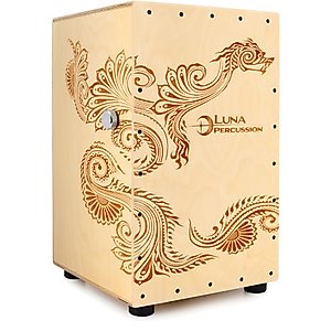 Luna Henna Dragon Cajon with Bag