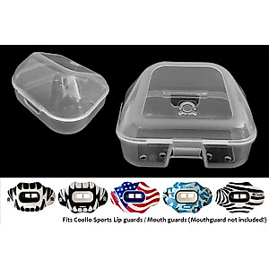 COOLLO SPORTS Mouth Guard Case Lip Guard Mouthpiece Case for Most Brand Mouthguard (Lip Guard Case/1pc)