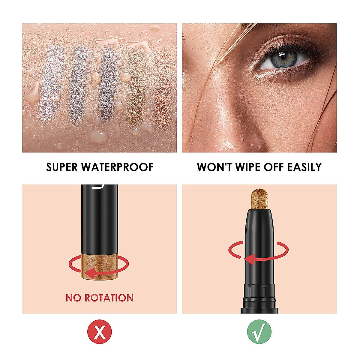 Jolilab 2 Colors Eyeshadow (8Pcs Set)