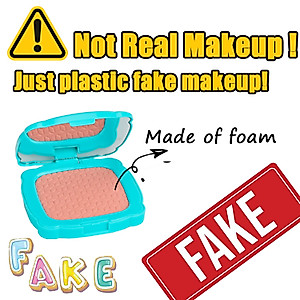 Pretend Makeup for Toddlers, Play Makeup for Little Girls, Fake Makeup for Kids, Toddler Makeup Play Set, Pretend Play, Birthday Gifts for 3 4 5 Year Old Girls, Girl Toys Age 3 4 5 6 (Not Real Makeup)