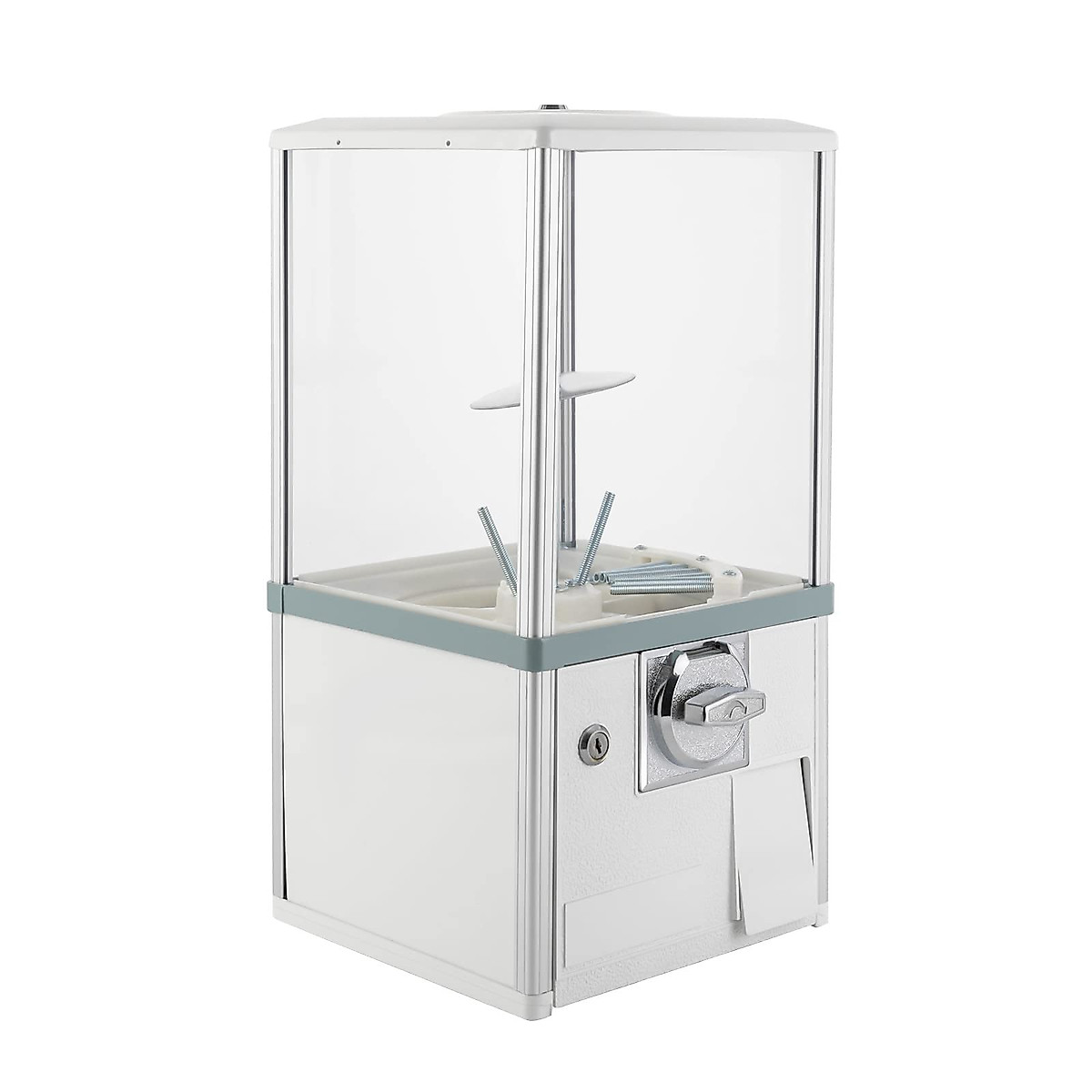 Vending Machine, 21" Height Candy Gumball Machine, Huge Load Capacity Gumball Bank, Candy Vending Machine for 1.18-2.17in Gadgets, Perfect for Game Stores and Retail Stores