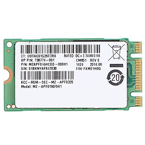 Dpofirs 16GB M.2 SSD, M.2 Hard Drive Extension Cards Compatible with Desktop PC/Laptop, High Capacity Hard Disk, 2242mm